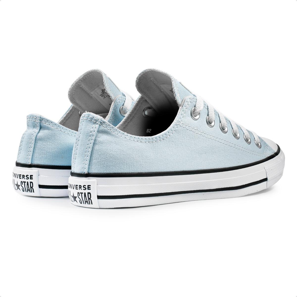 Tênis Converse Chuck Taylor All Star Seasonal Colors Feminino Azul Claro