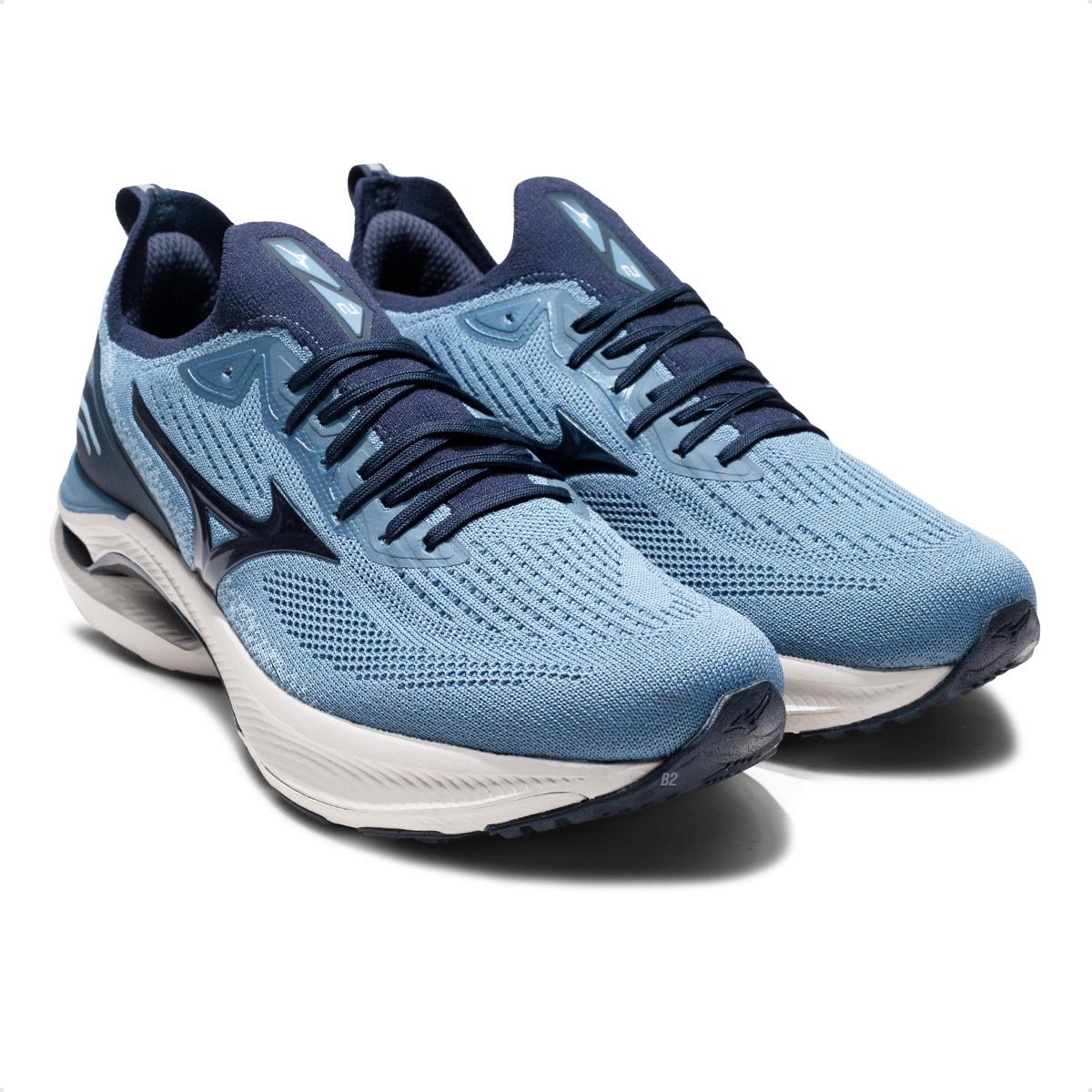 Tênis Mizuno Wave Zest 2 Masculino Marinho / Azul