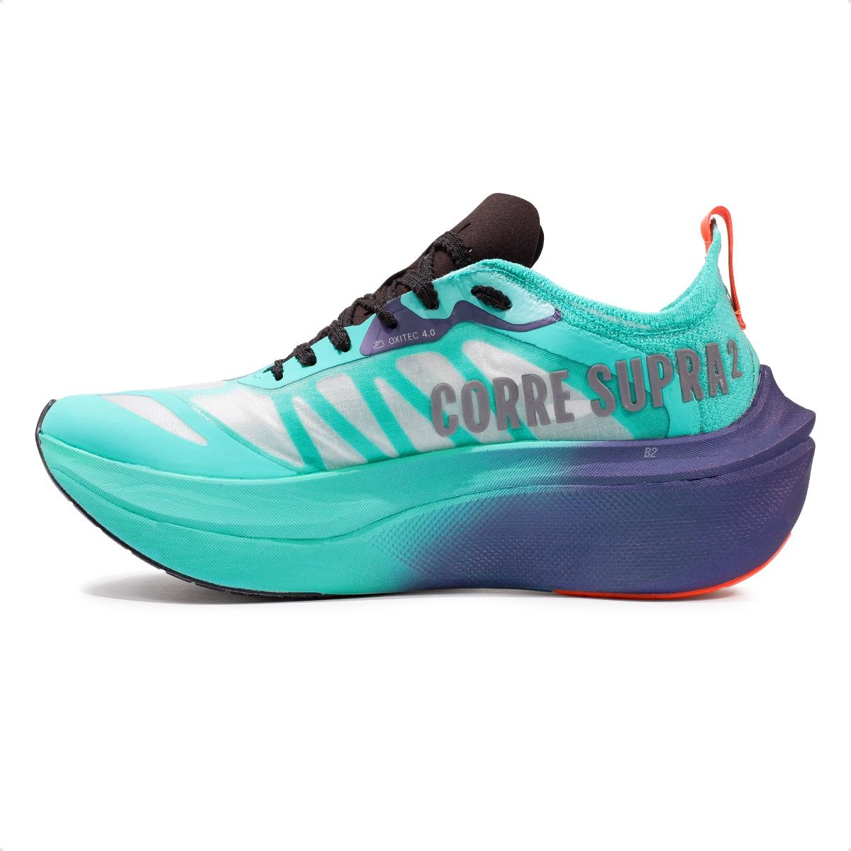 Tênis Olympikus Corre Supra 2 Unissex Azul Turquesa