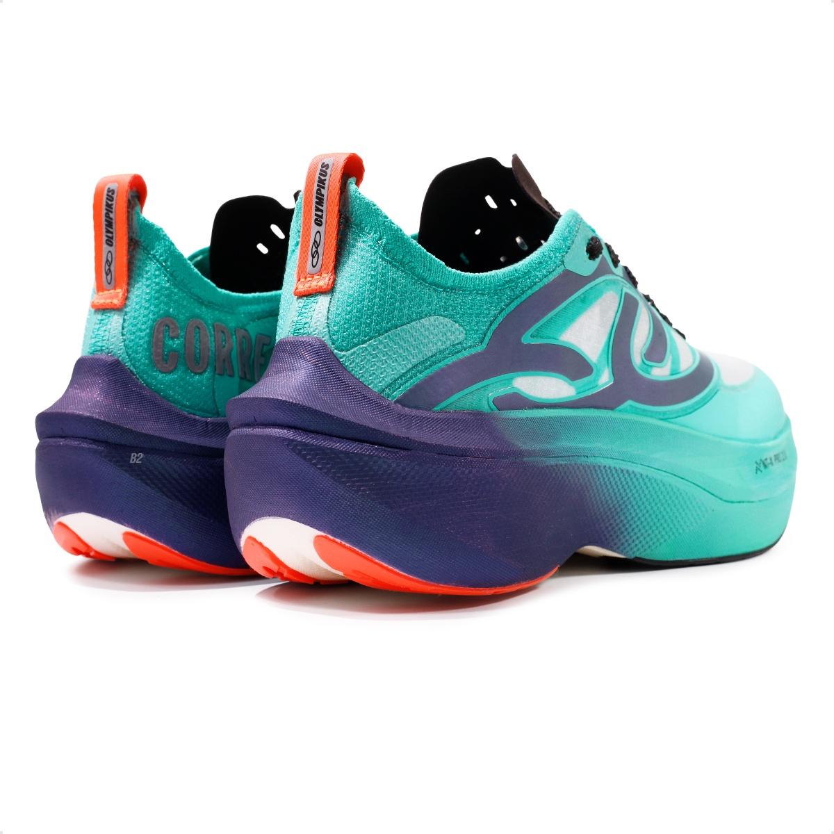 Tênis Olympikus Corre Supra 2 Unissex Azul Turquesa