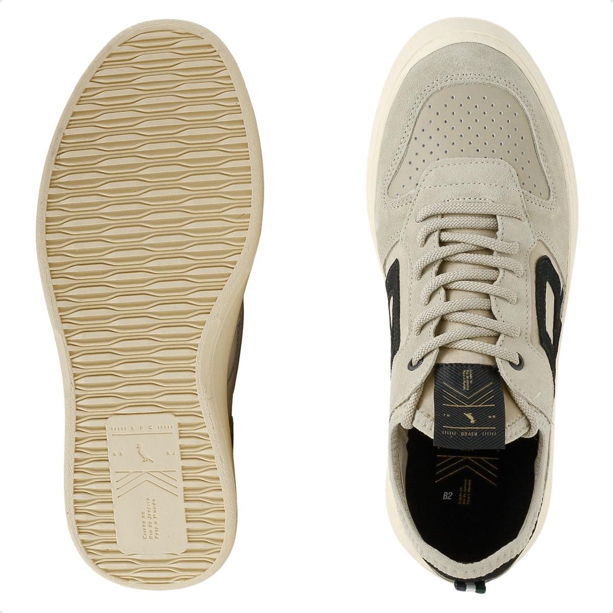 Tênis Reserva Type-R Neo Masculino Bege / Preto