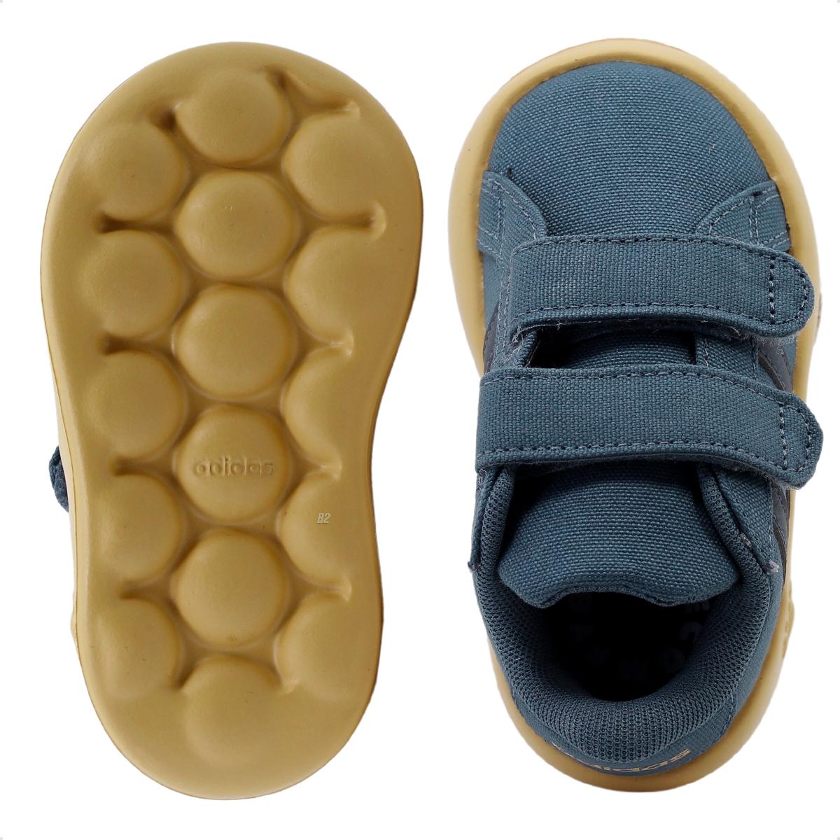 Tênis Adidas Grand Court 2.0 Infantil Marinho / Látex