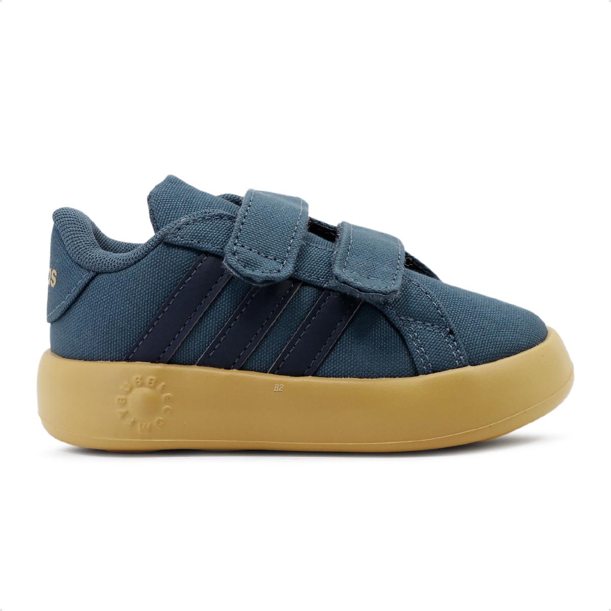 Tênis Adidas Grand Court 2.0 Infantil Marinho / Látex