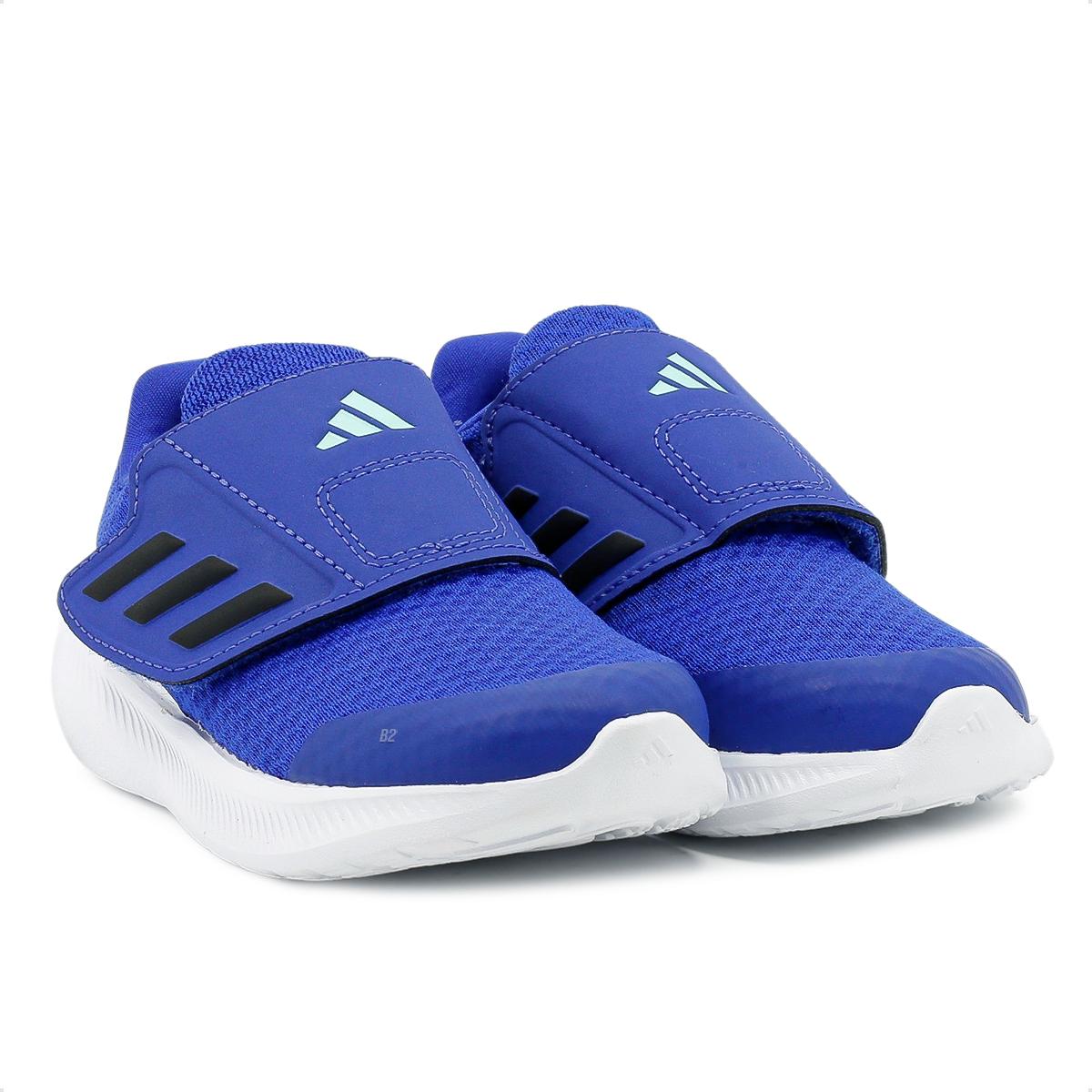 Tênis Adidas Runfalcon 3.0 Infantil Azul / Branco
