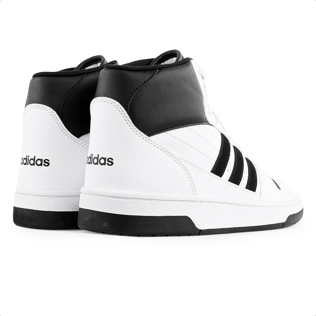 Tenis Adidas Break Start Mid Masculino Branco / Preto