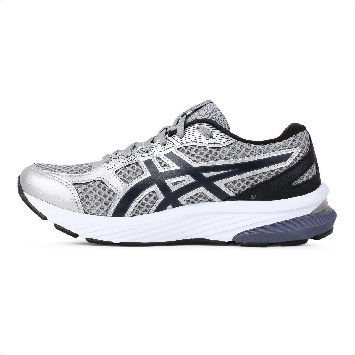 Tênis Asics Gel Nagoya ST Feminino Prata / Preto