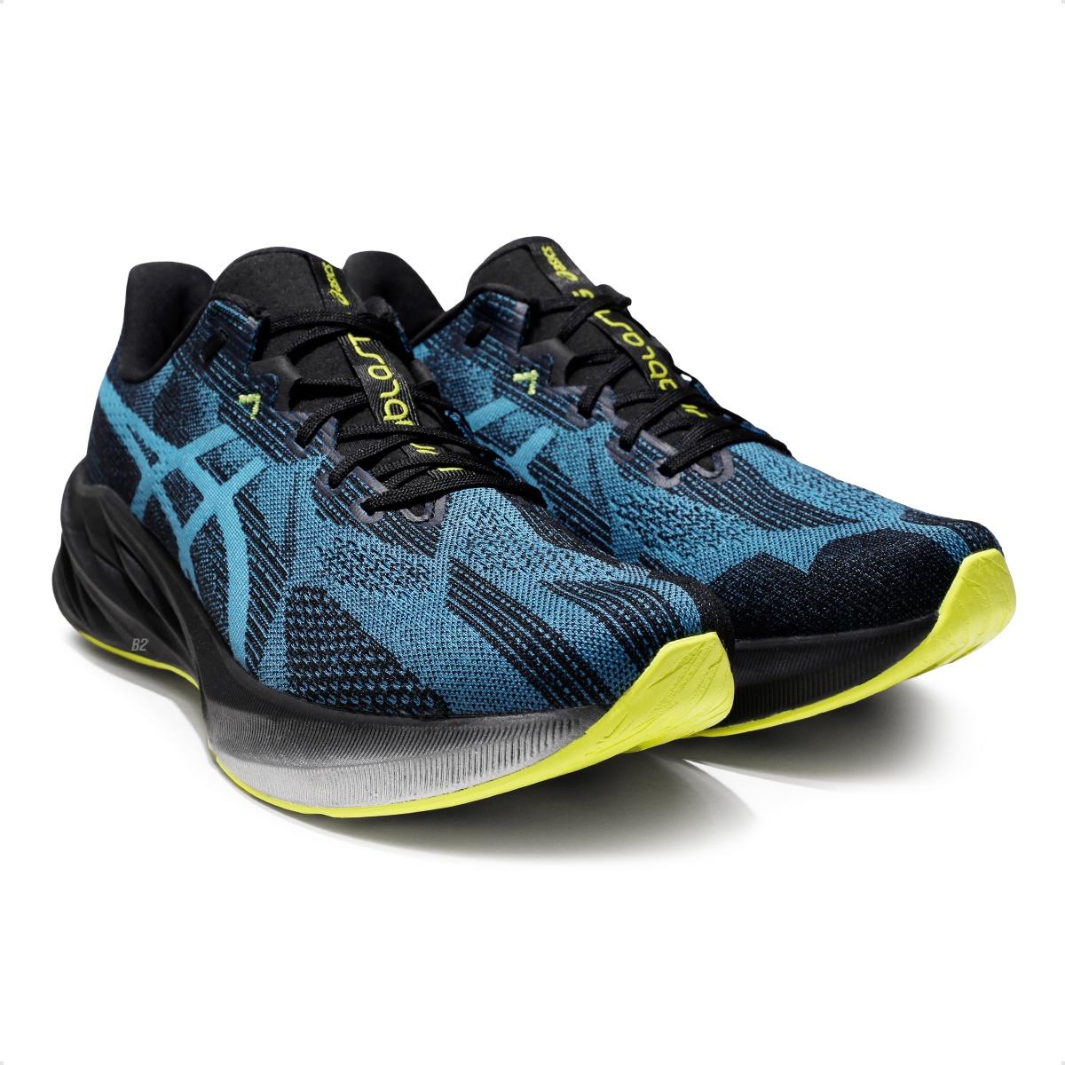 Tênis Asics Dynablast 5 Masculino Preto / Azul
