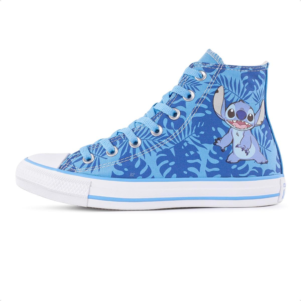 Tênis Converse X Disney Stitch Chuck Taylor All Star Feminino Azul ...