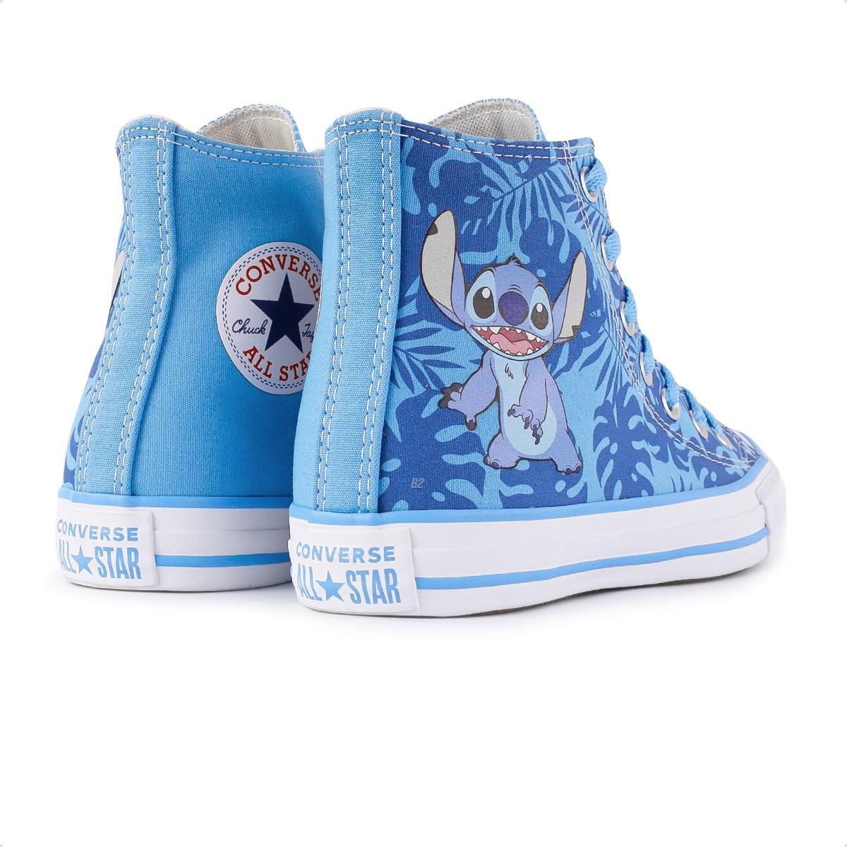 Tênis Converse X Disney Stitch Chuck Taylor All Star Feminino Azul ...