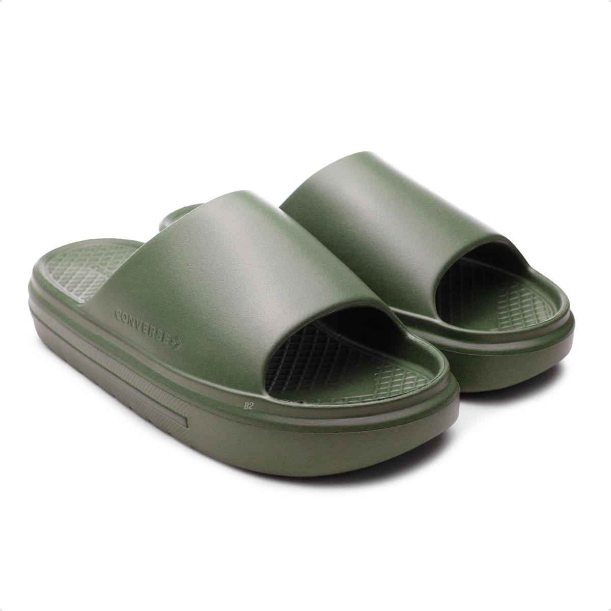 Chinelo Converse Slide Unissex Verde / Musgo