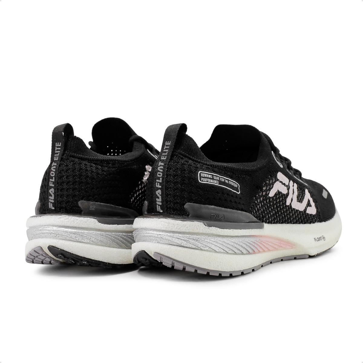 Tênis Fila Float Elite Preto / Rosa