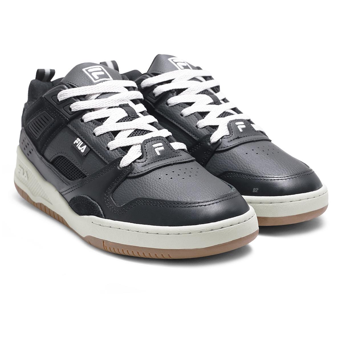 Tênis Fila Corda Br Masculino Preto / Bege