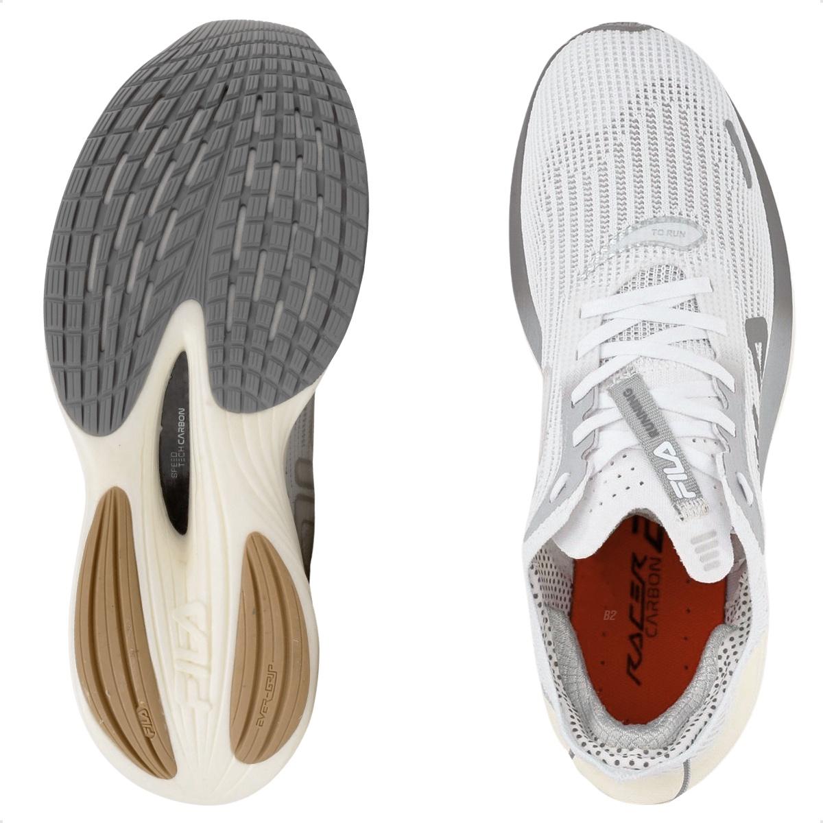 Tênis Fila Racer Carbon 2 Masculino Branco / Cinza