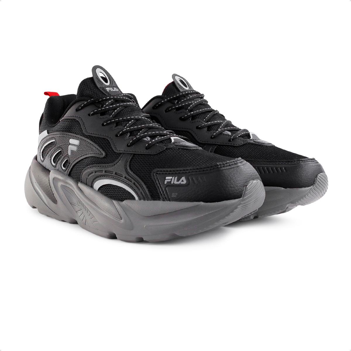 Tênis Fila Street Fit 2 Masculino Preto / Cinza
