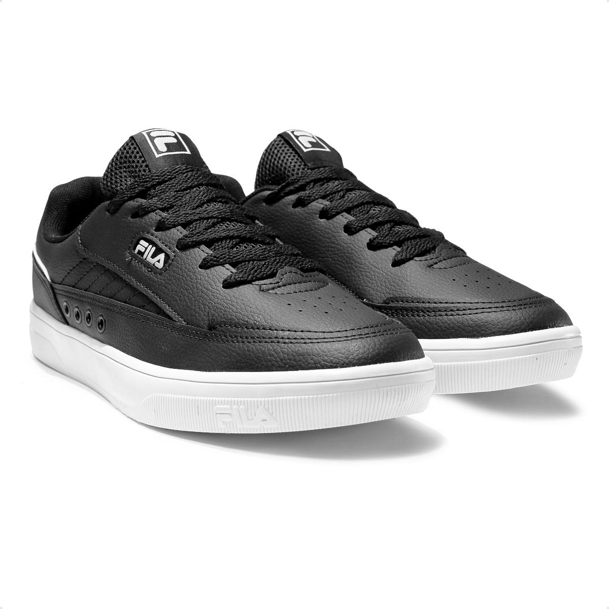 Tênis Fila Vortex Masculino Preto / Branco