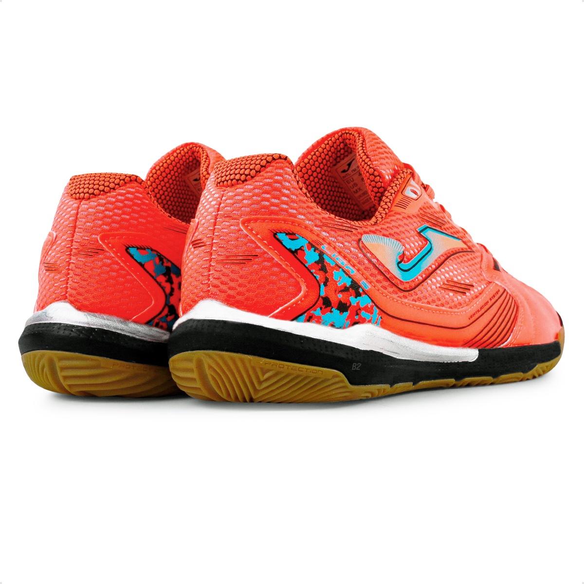 Chuteira Futsal Joma Liga 5 Laranja