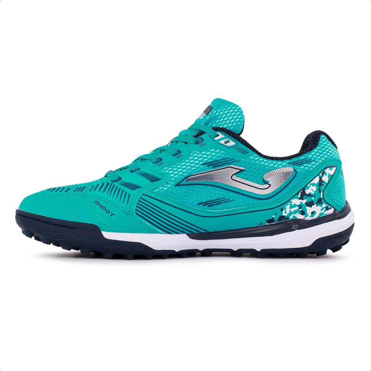 Chuteira Society Joma Liga 5 Verde Água