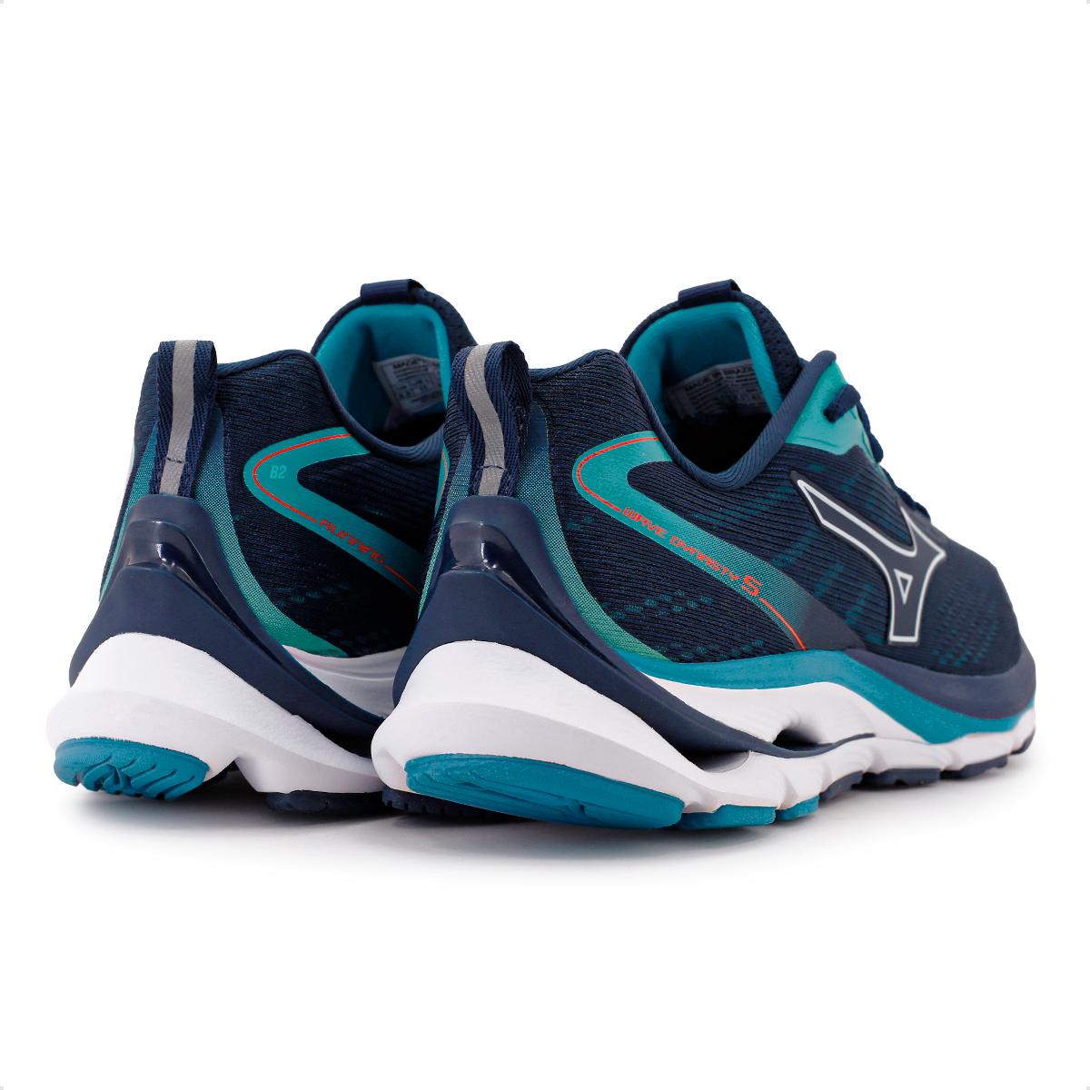 Tênis Mizuno Wave Dynasty 5 Masculino Marinho / Azul
