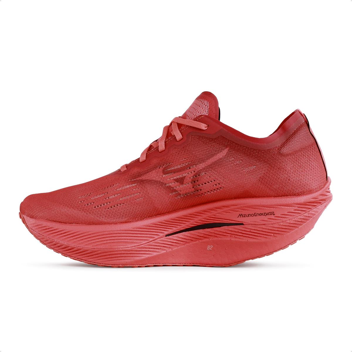 Tênis Mizuno Wave Rebellion Pro 2 Vermelho / Preto