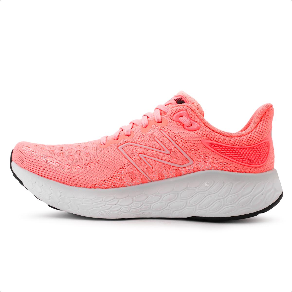 Tênis New Balance 1080 V12 Feminino Rosa / Branco