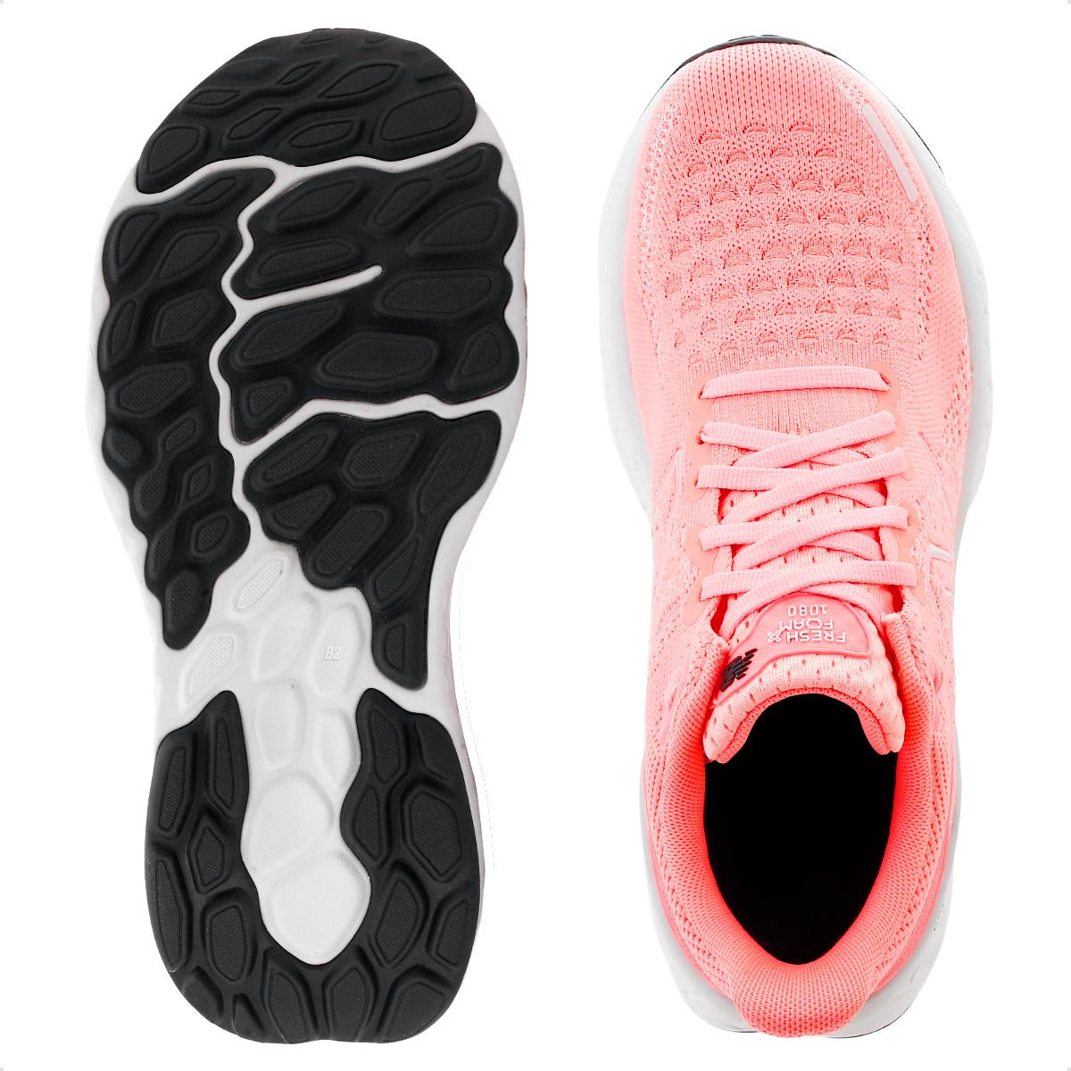 Tênis New Balance 1080 V12 Feminino Rosa / Branco