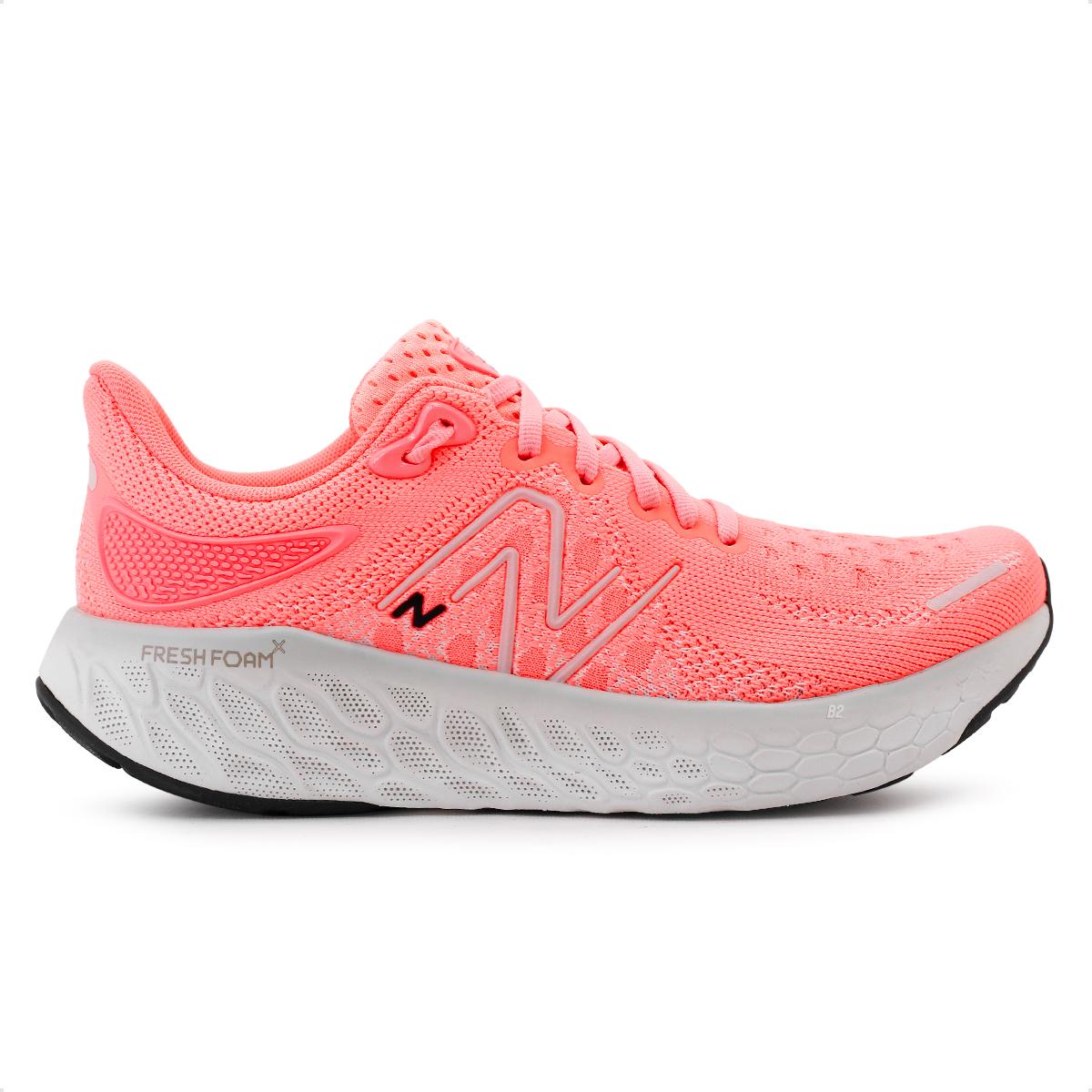 Tênis New Balance 1080 V12 Feminino Rosa / Branco