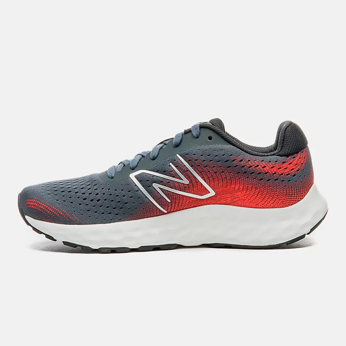 Tênis New Balance 520 V8 Masculino Grafite / Vermelho