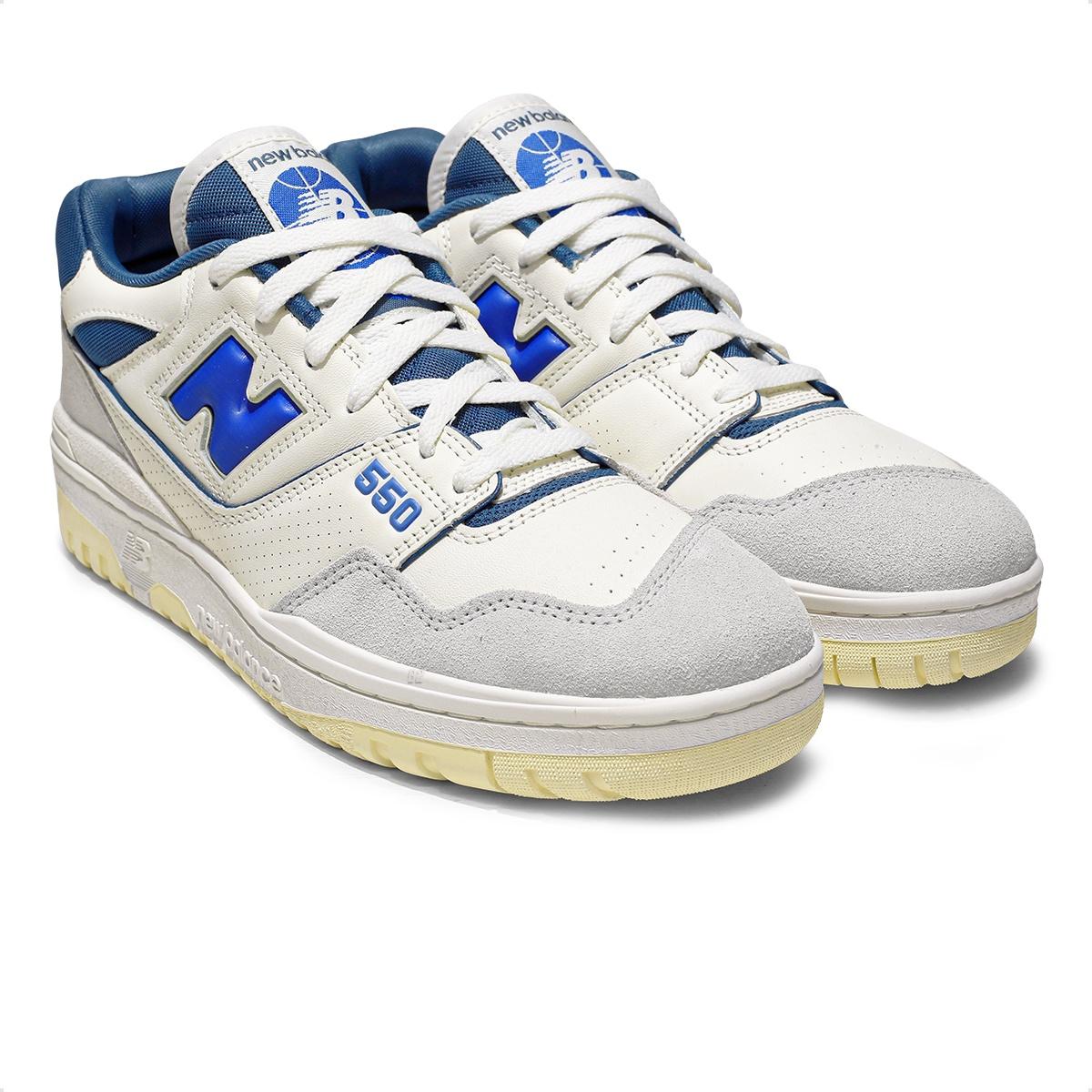 Tênis New Balance 550 Masculino Bege / Azul