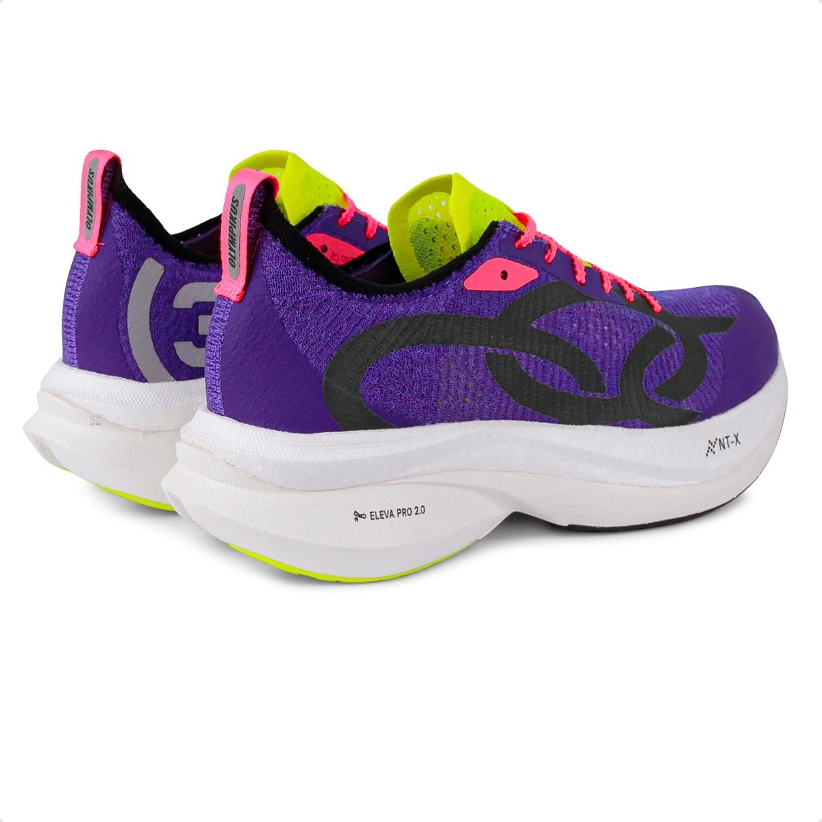 Tênis Olympikus Corre Grafeno 3 Unissex Roxo / Rosa