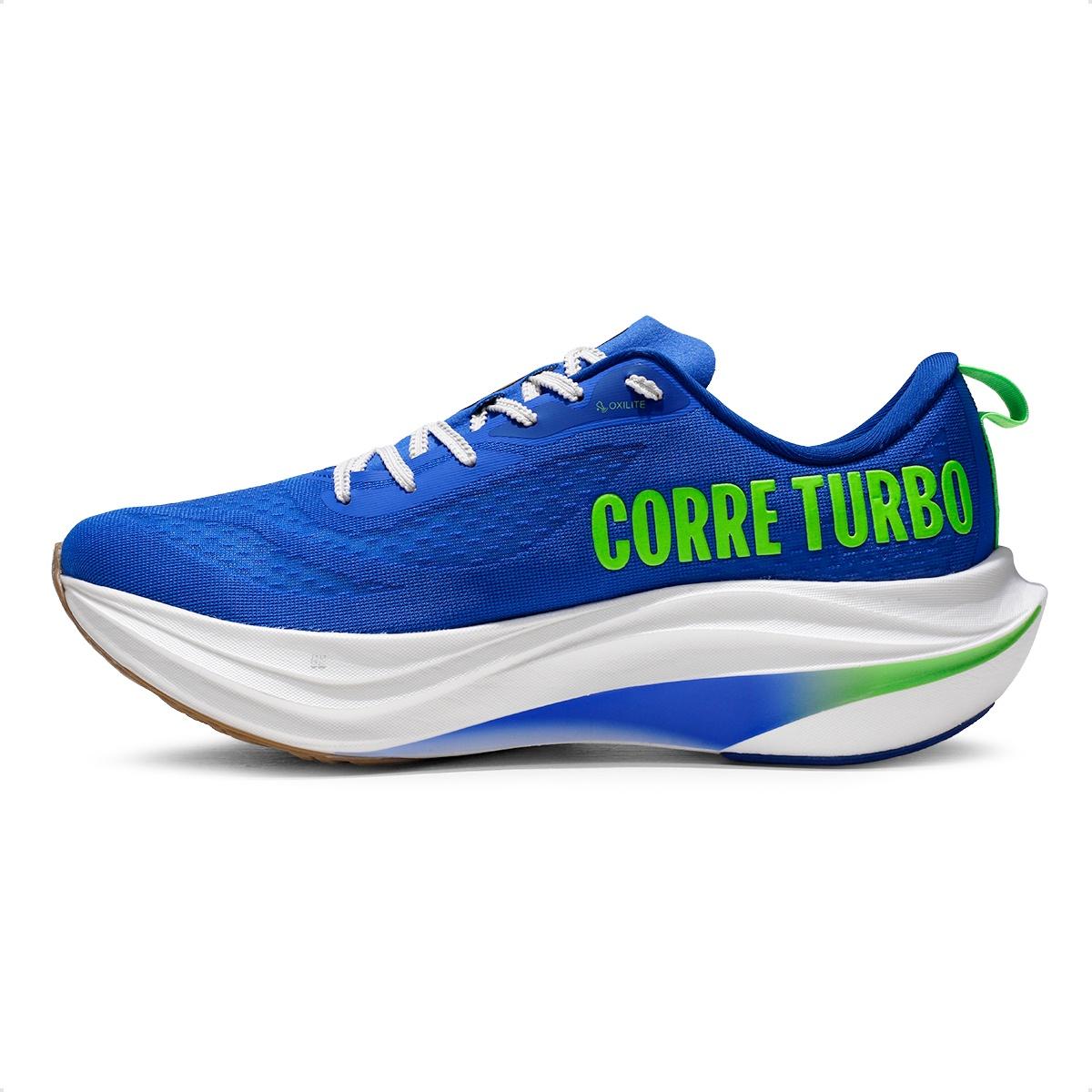 Tênis Olympikus Corre Turbo Unissex Azul / Verde