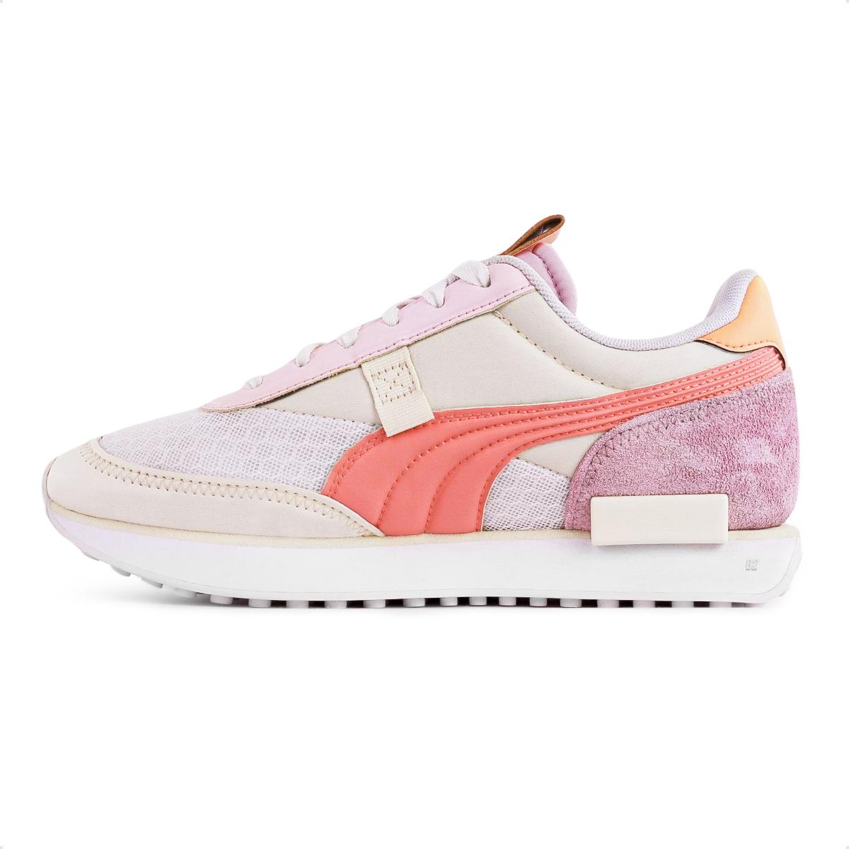 Tênis Puma Future Rider Soft Wns Feminino Bege / Rosa