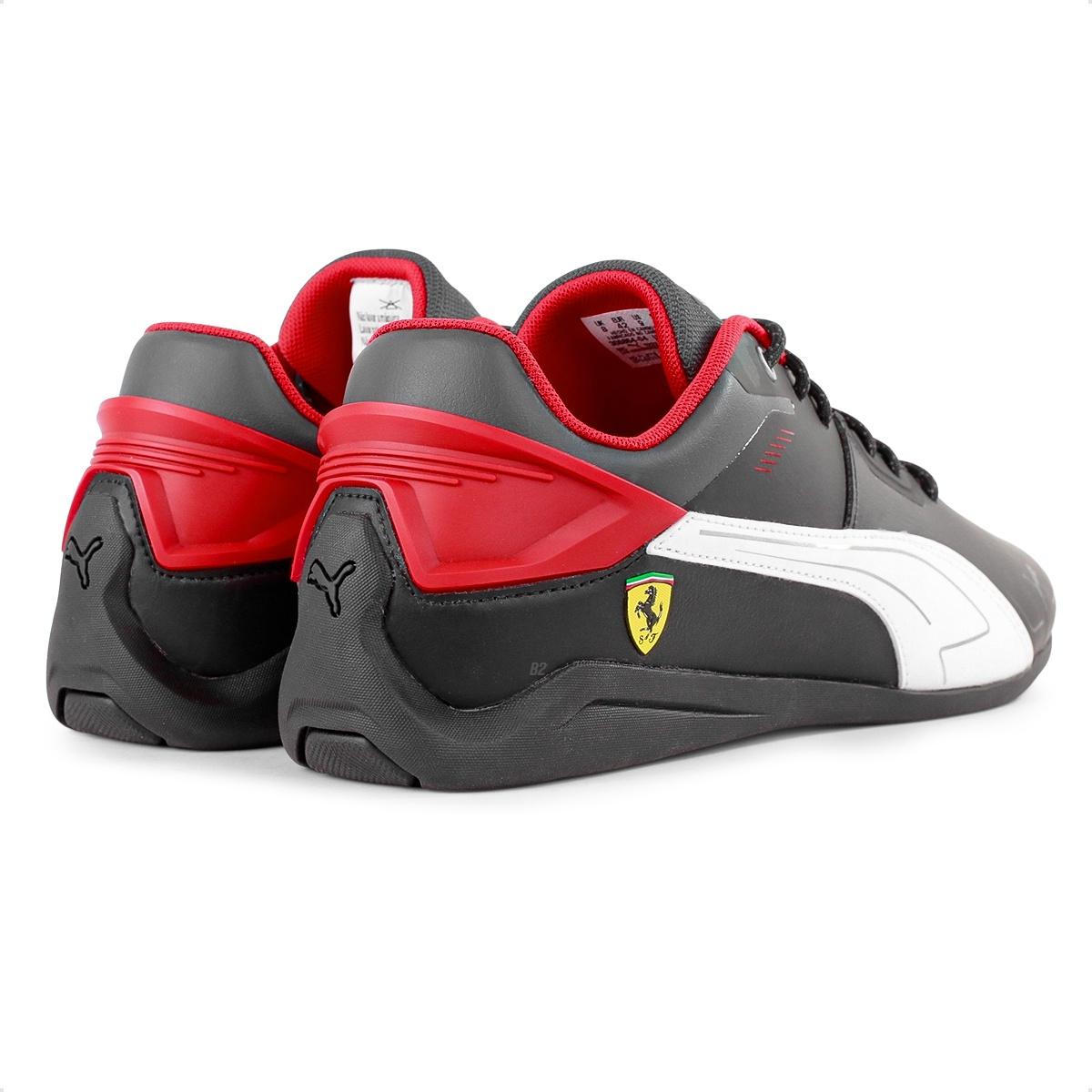 Tênis Puma Ferrari Cat Delta Masculino Preto / Vermelho