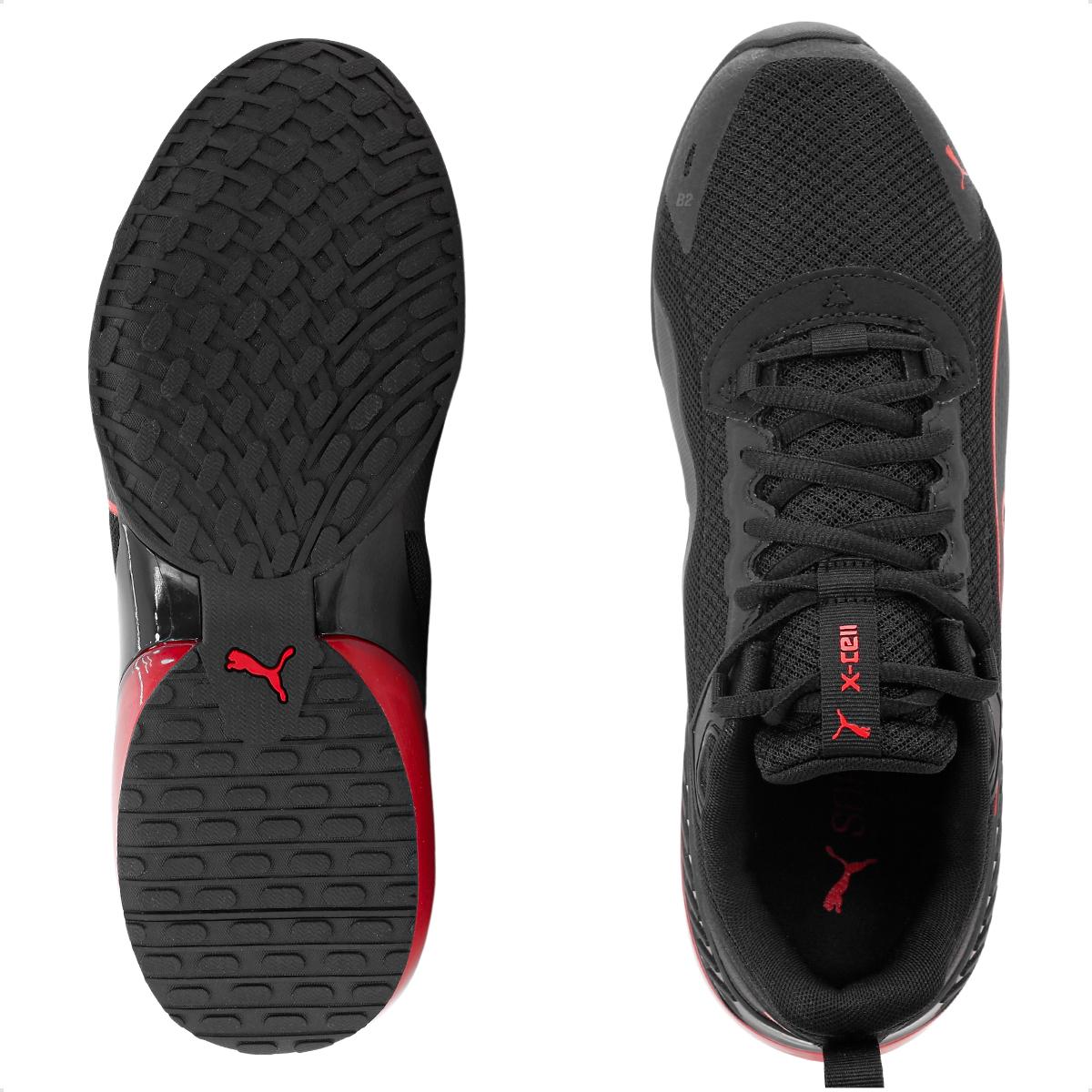 Tênis Puma X-Cell Uprise Masculino Preto / Vermelho