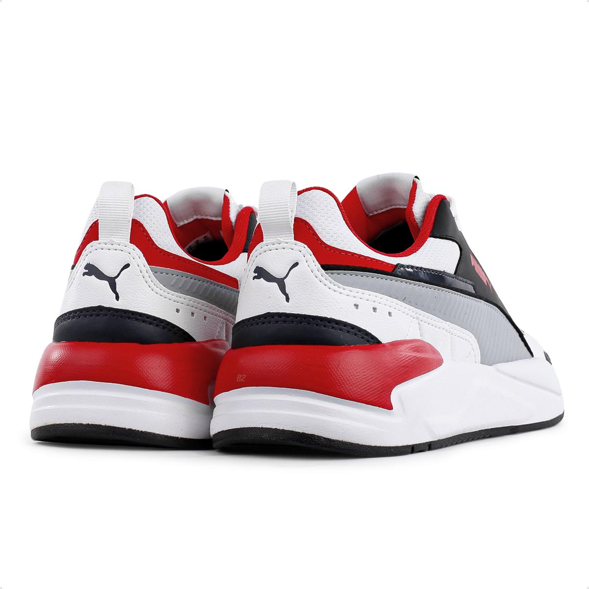 Tênis Puma X-ray 2 Game Square Bdp Masculino Branco / Vermelho