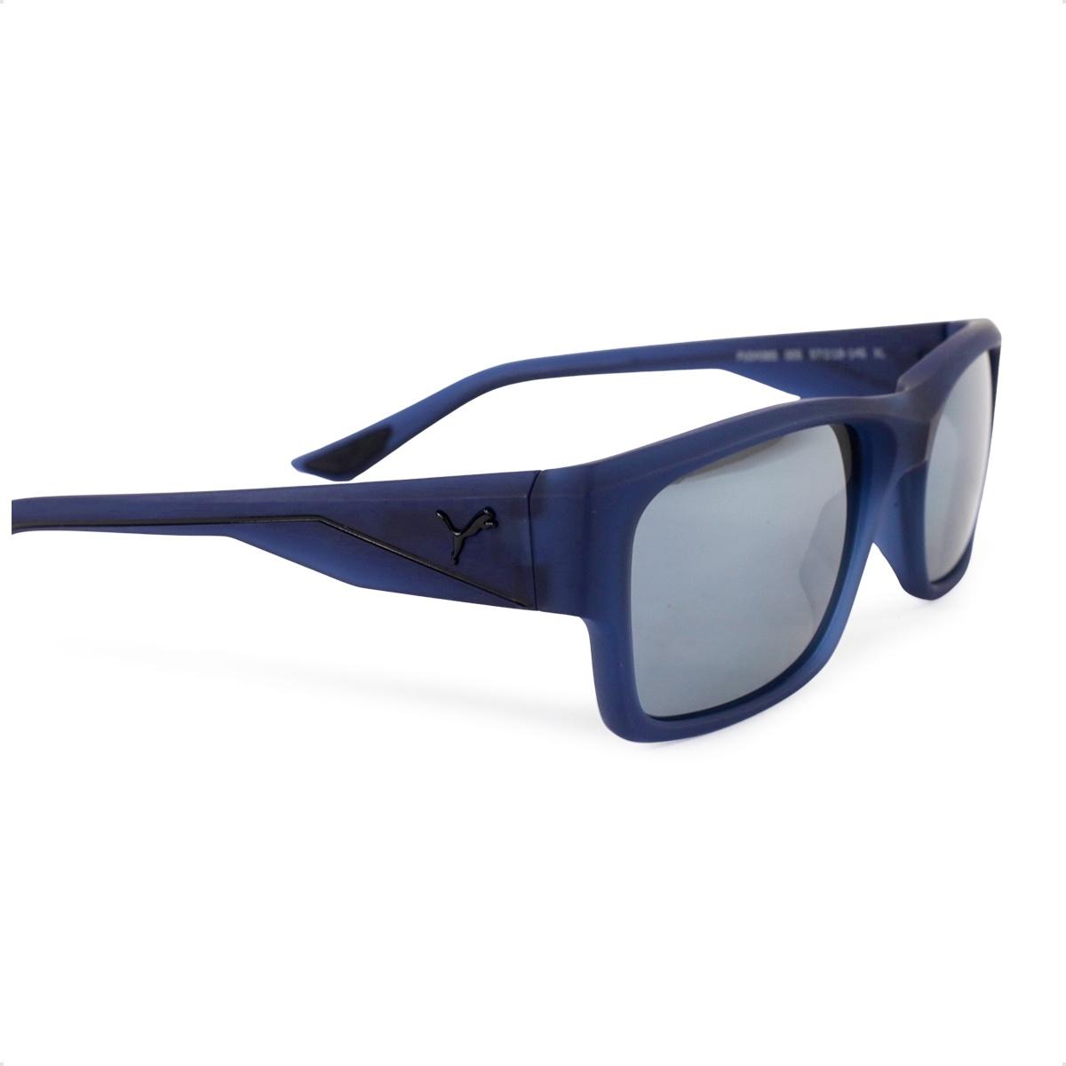 Óculos de Sol Puma Polarized Unissex PU0438S5 Azul