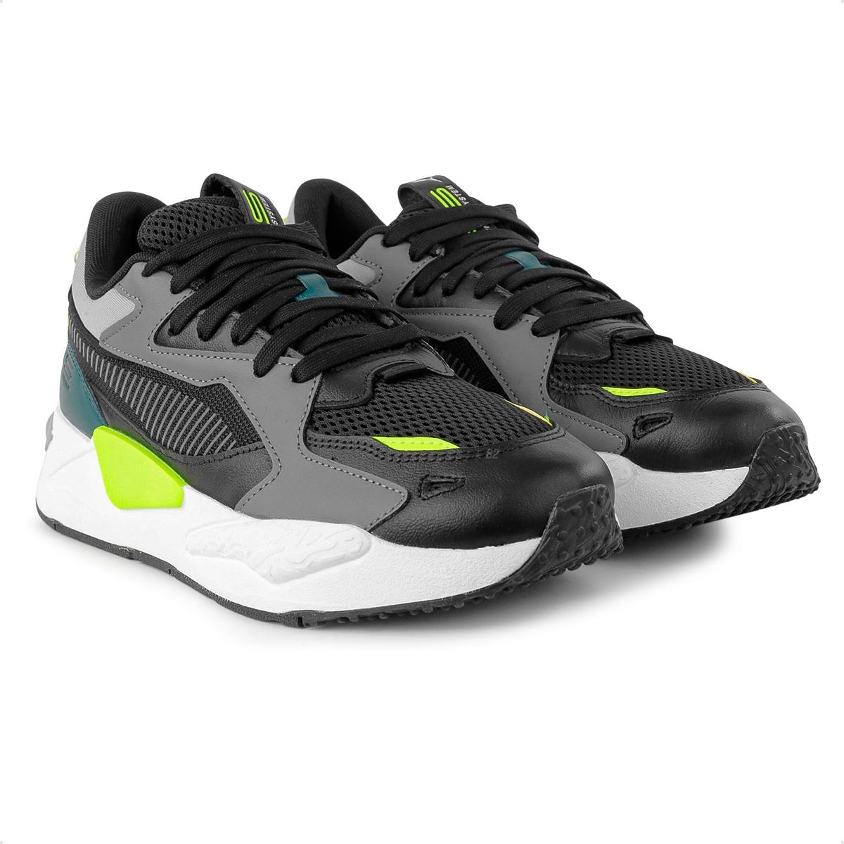 Tênis Puma RS-Z Core Masculino Cinza / Verde