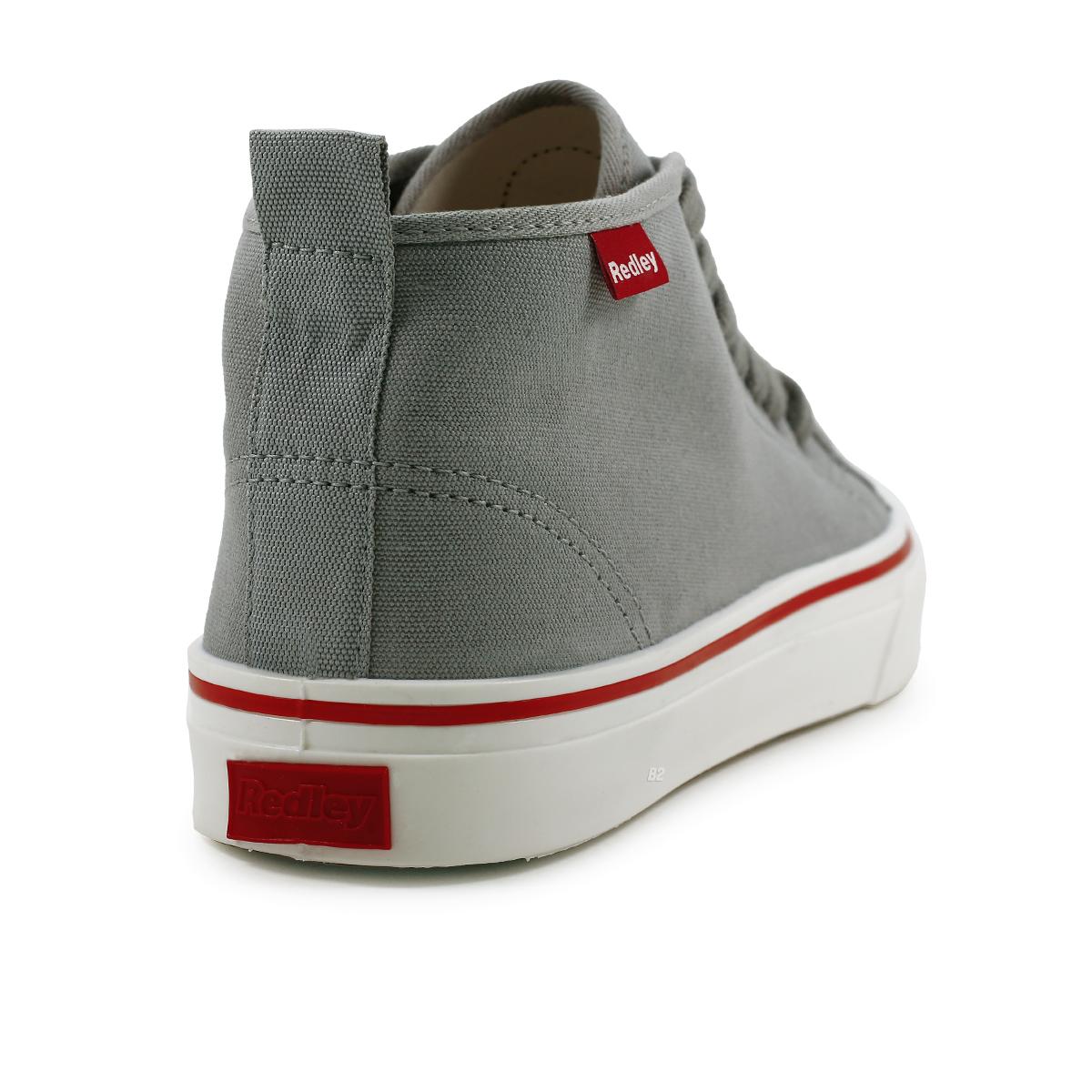 Tênis Redley Originals Cano Alto Cinza / Branco