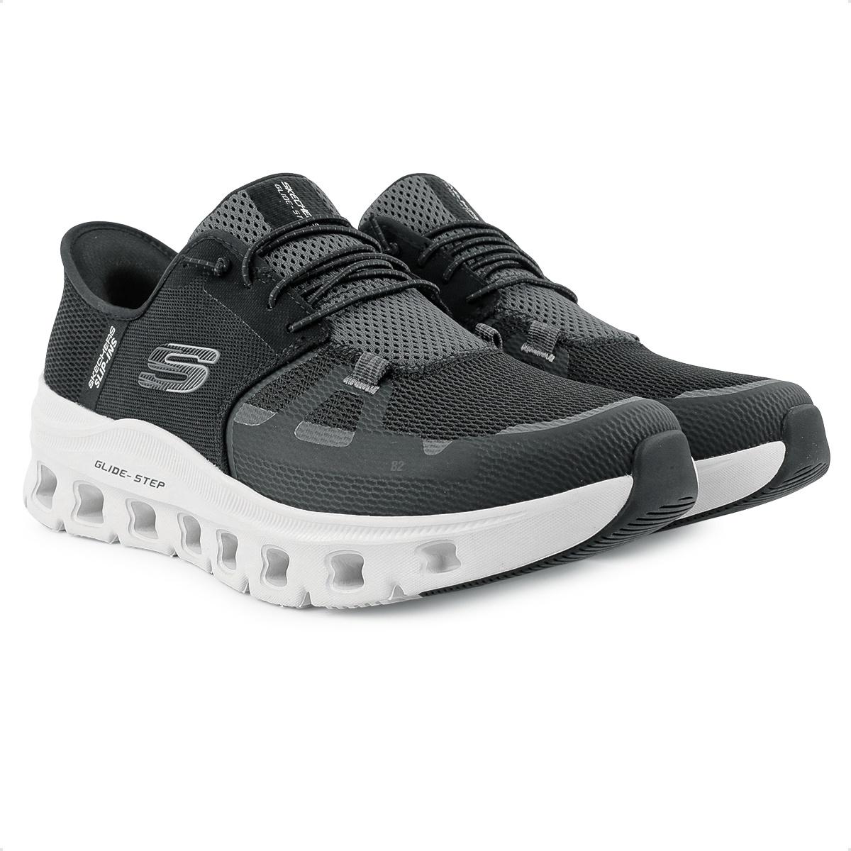 Tênis Skechers Glide Step Pro Masculino Preto / Cinza