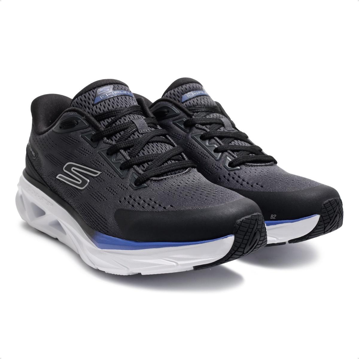 Tênis Skechers Glide-Step Vortex Slip-ins Masculino Preto / Branco