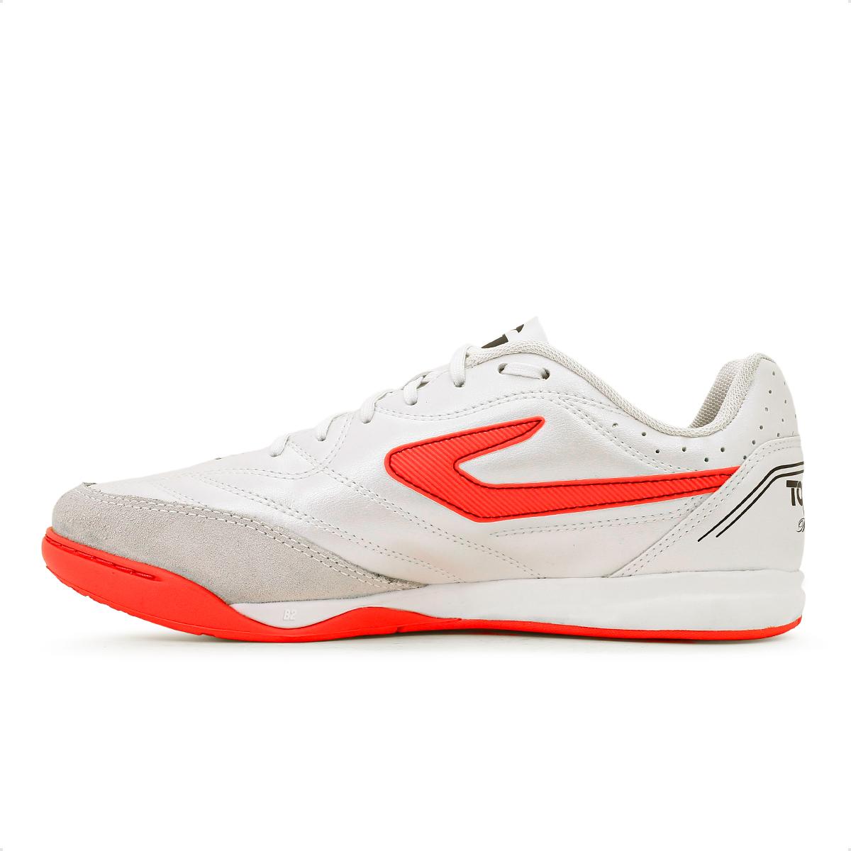 Chuteira Topper Futsal Maestro Td IV Futebol de Salão Masculina Branco ...